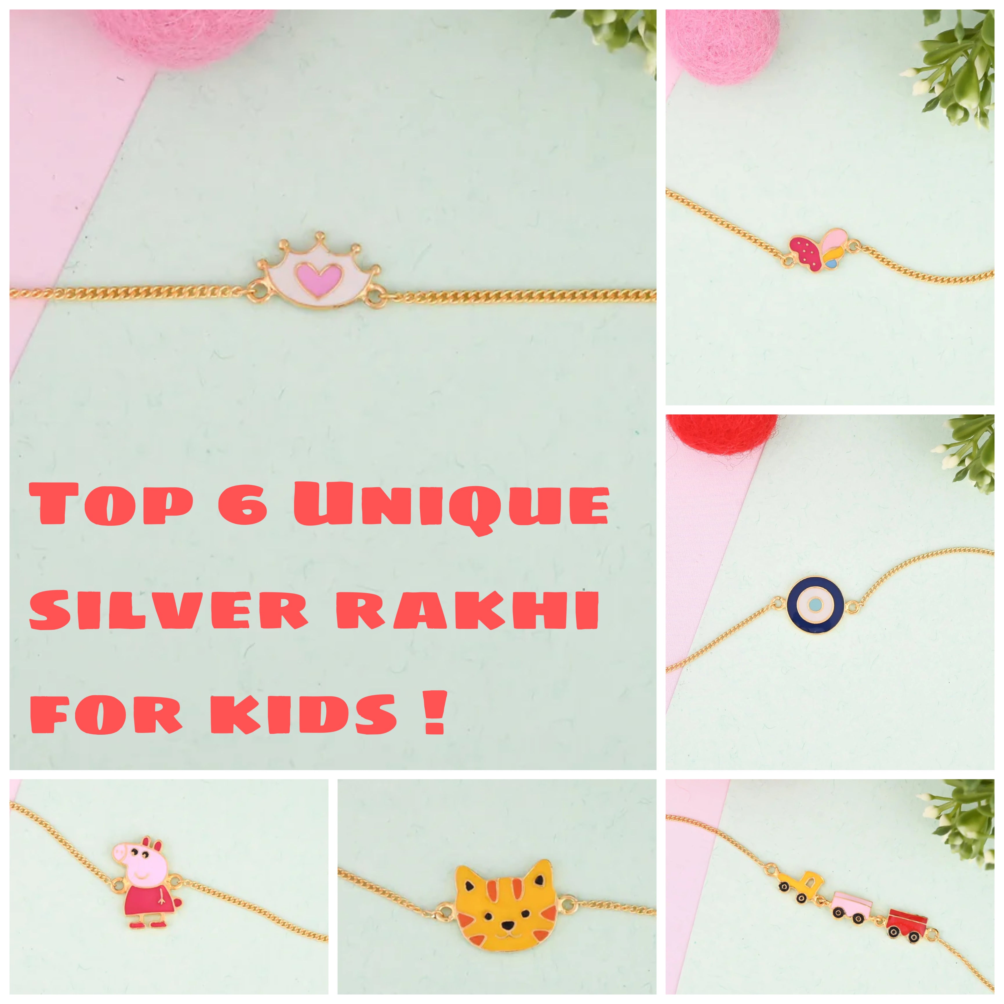 6 Unique Silver Rakhi Designs for Kids – Rakhi 2025