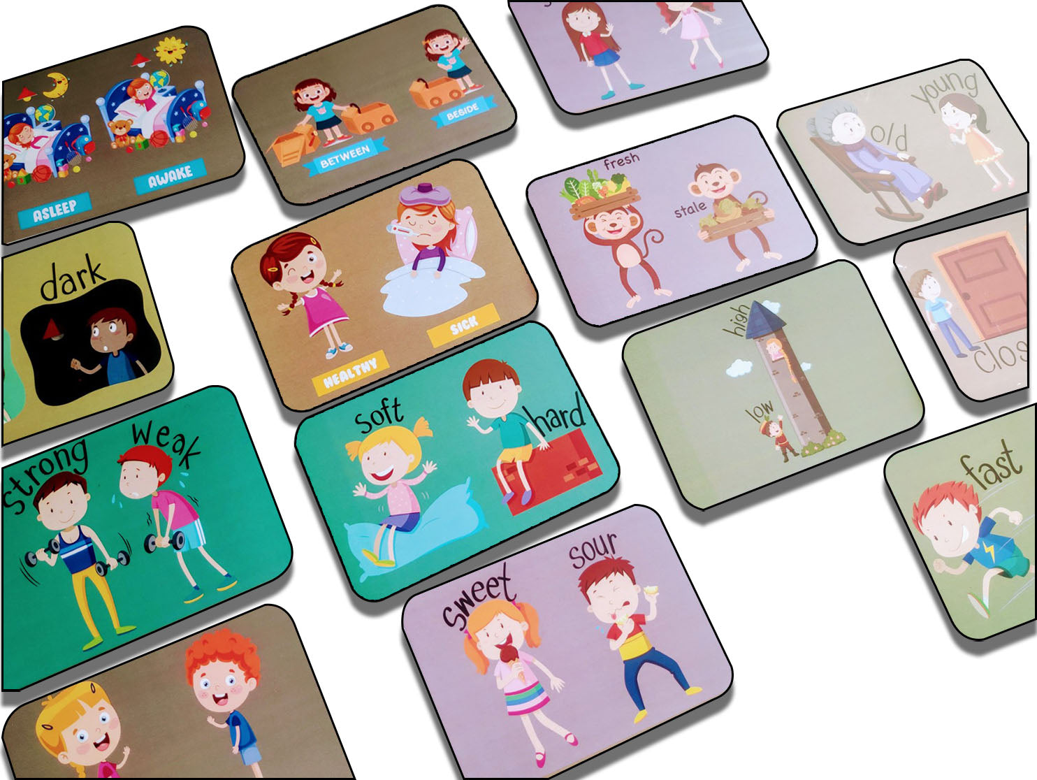 High Contrast Flash Cards for Babies | Momacado Learning Toys